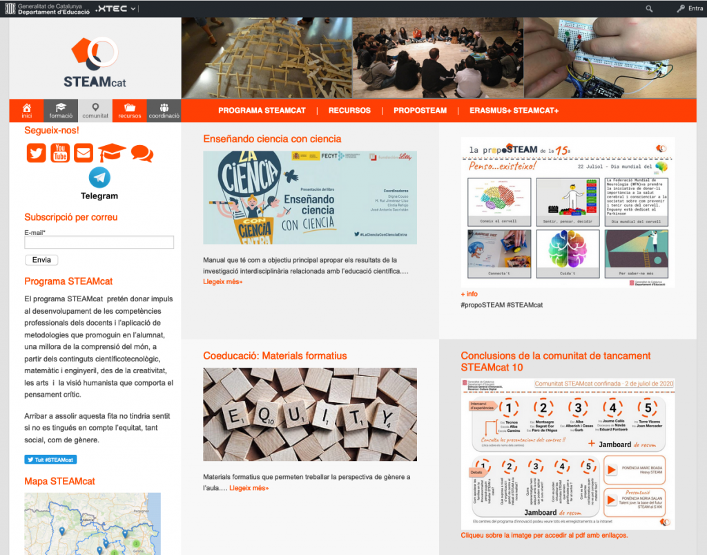 STE(A)M in Catalonia (Spain) – STEAMonEdu